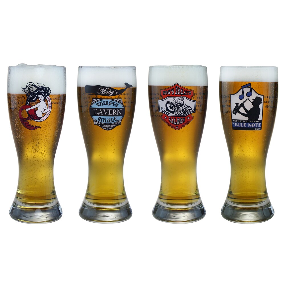Tavern Collection 20 Ounce Pilsner Beer Glasses Overstock