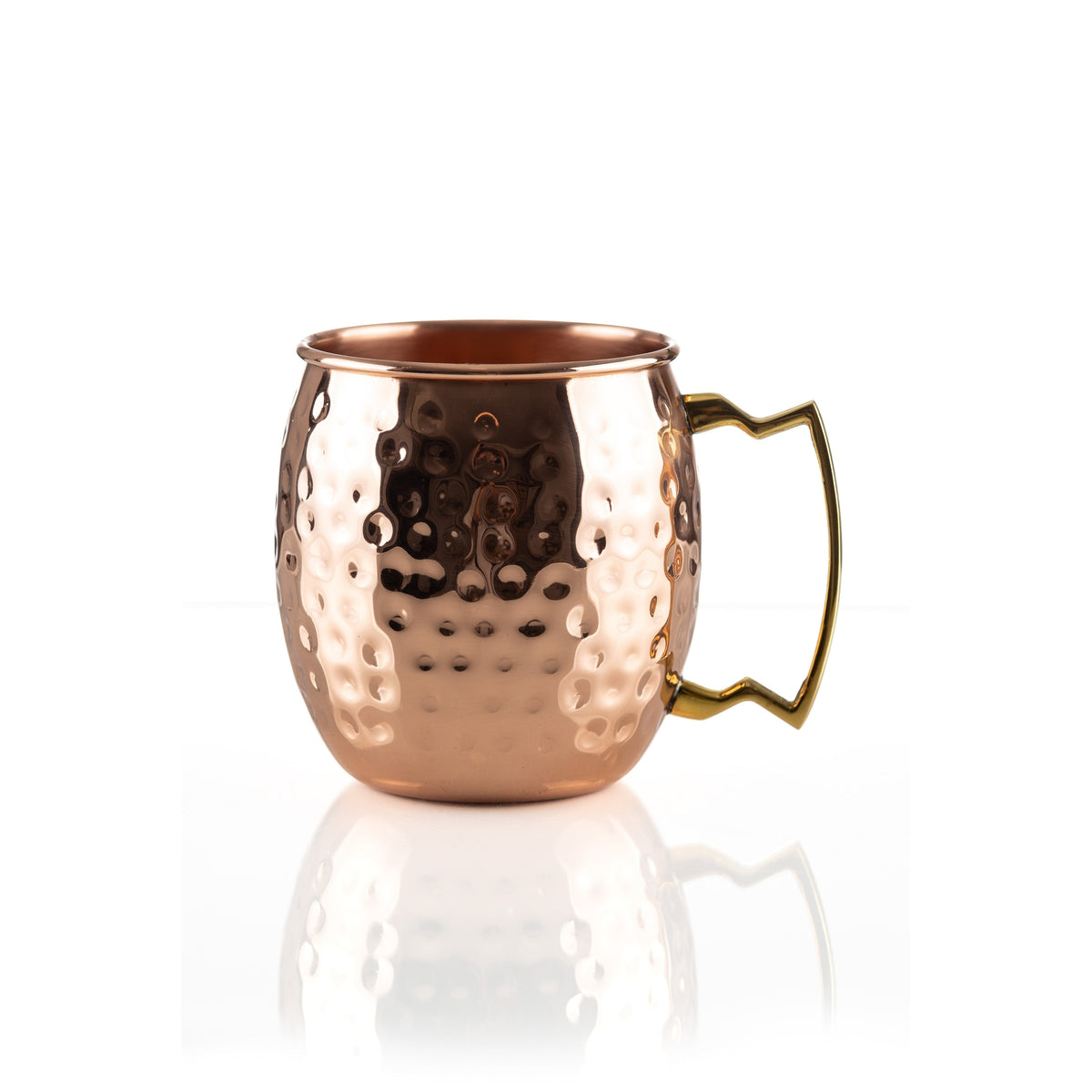 Bull In China Solid Copper Hammered Mule Mug Overstock