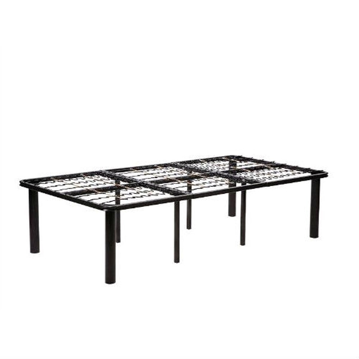 Daily Boutik Twin Size 8 Leg Metal Platform Bed Frame No Box Spring