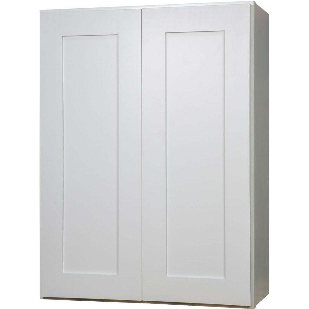 Everyday Cabinets 30-inch White Shaker Double Door Wall Kitchen Cabine ... Everyday Cabinets 30-inch White Shaker Double Door Wall Kitchen Cabine ...