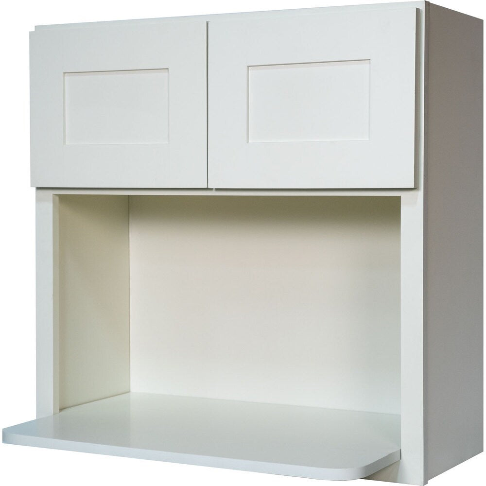 Everyday Cabinets 30-inch White Shaker Microwave Wall Kitchen Cabinet ... Everyday Cabinets 30-inch White Shaker Microwave Wall Kitchen Cabinet ...