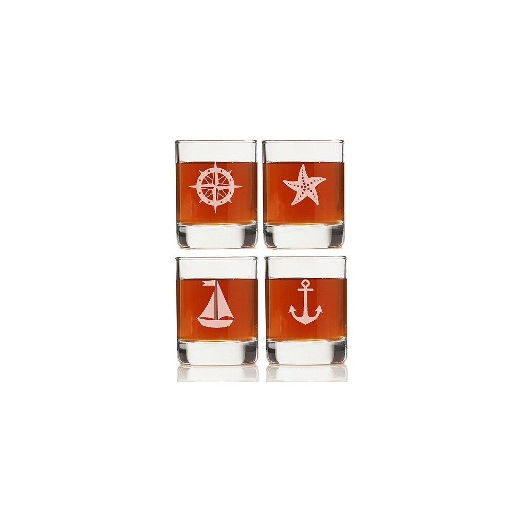 Nautical Collection Shot Glass Set Of 4 Overstock