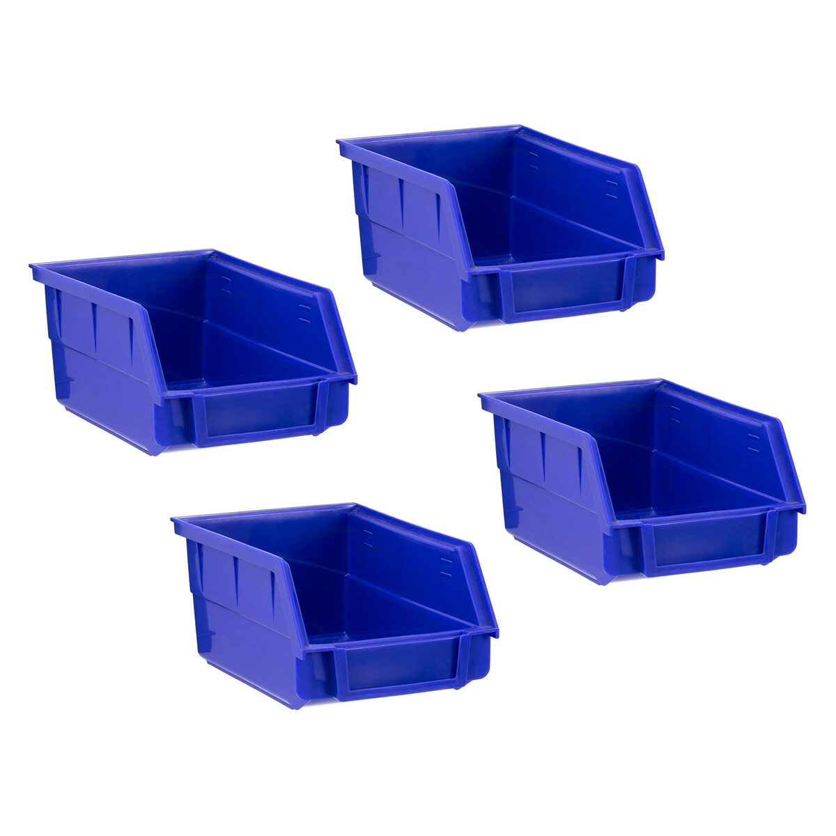 Newage Products Blue Parts Bins Steel Swsbs Pack Of 4 Overstock