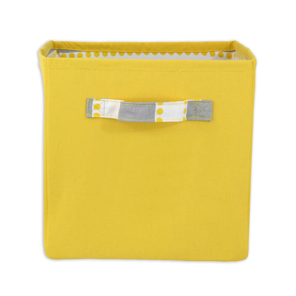 Solid Corn Yellow 11h X 10 75 Storage Bin With Handle Overstock