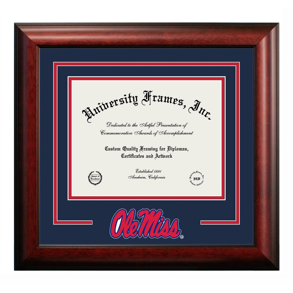 University of Mississippi Rebels 12w x 9h Spirit Diploma Frame – Overstock University of Mississippi Rebels 12w x 9h Spirit Diploma Frame – Overstock