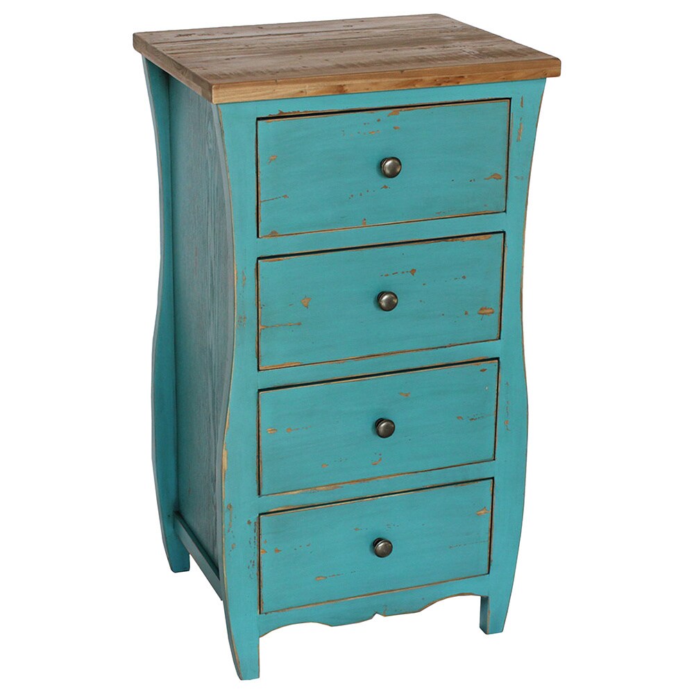 Vip Aerilyn 4 Drawer Sophie Blue Night Stand Overstock
