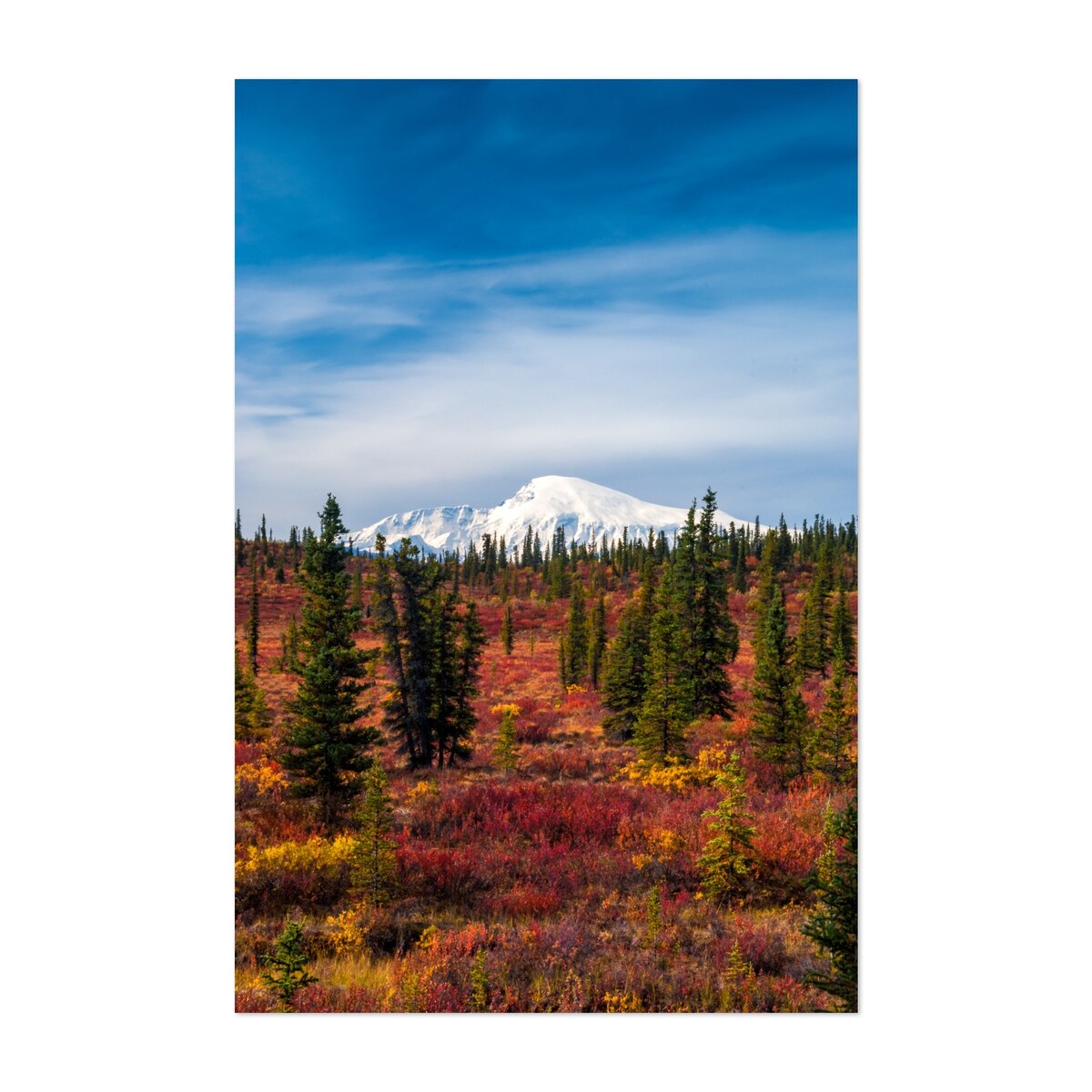 Wrangell St Elias National Park Alaska Mount Sanford Art Print/Poster ... Wrangell St Elias National Park Alaska Mount Sanford Art Print/Poster ...