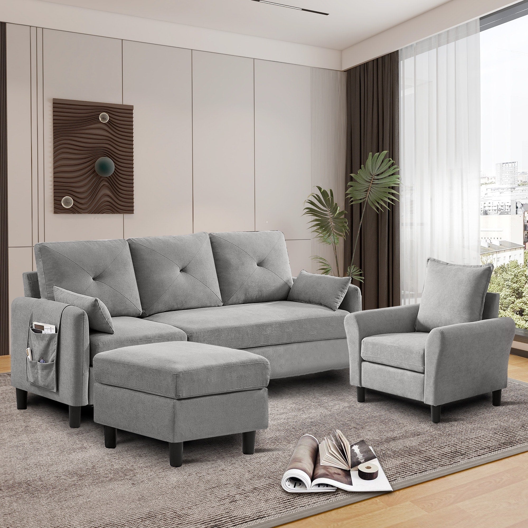 Overstock sofa sets store
