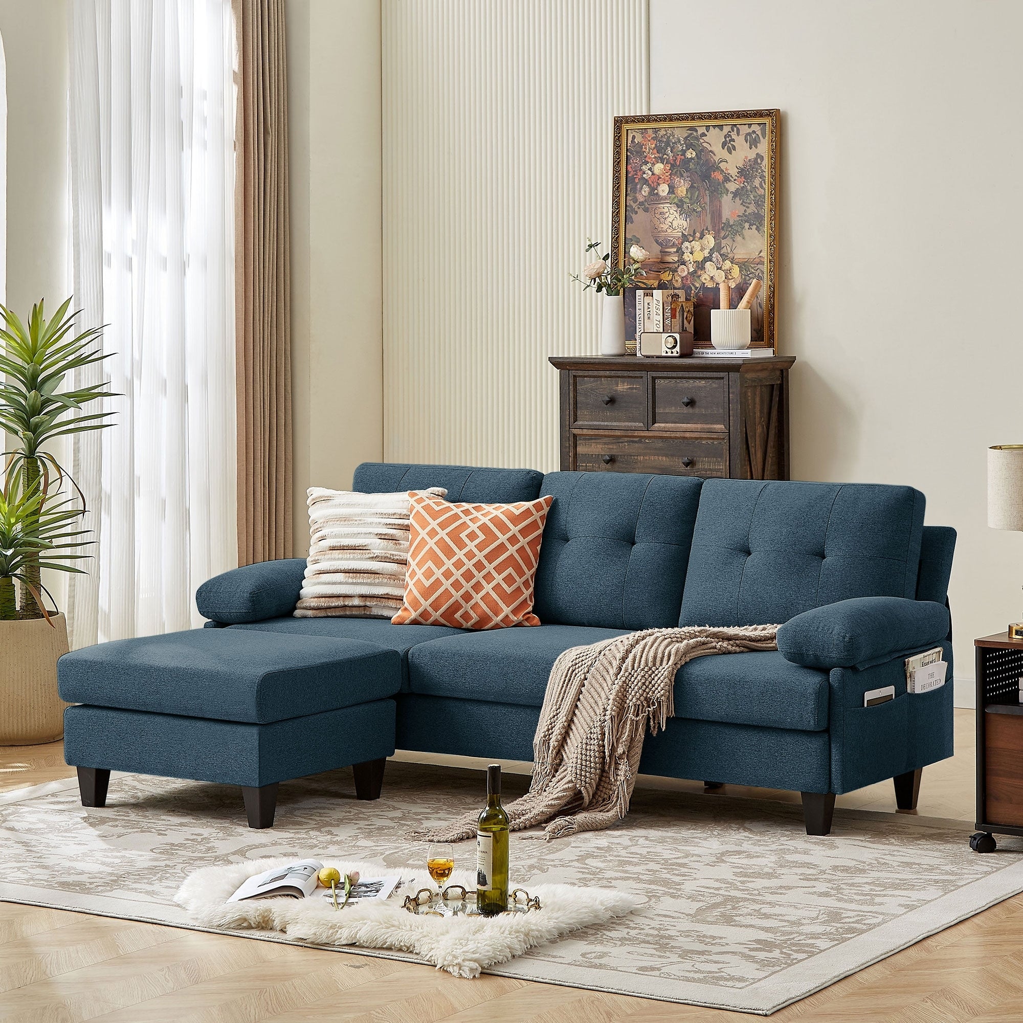 L shaped furniture store