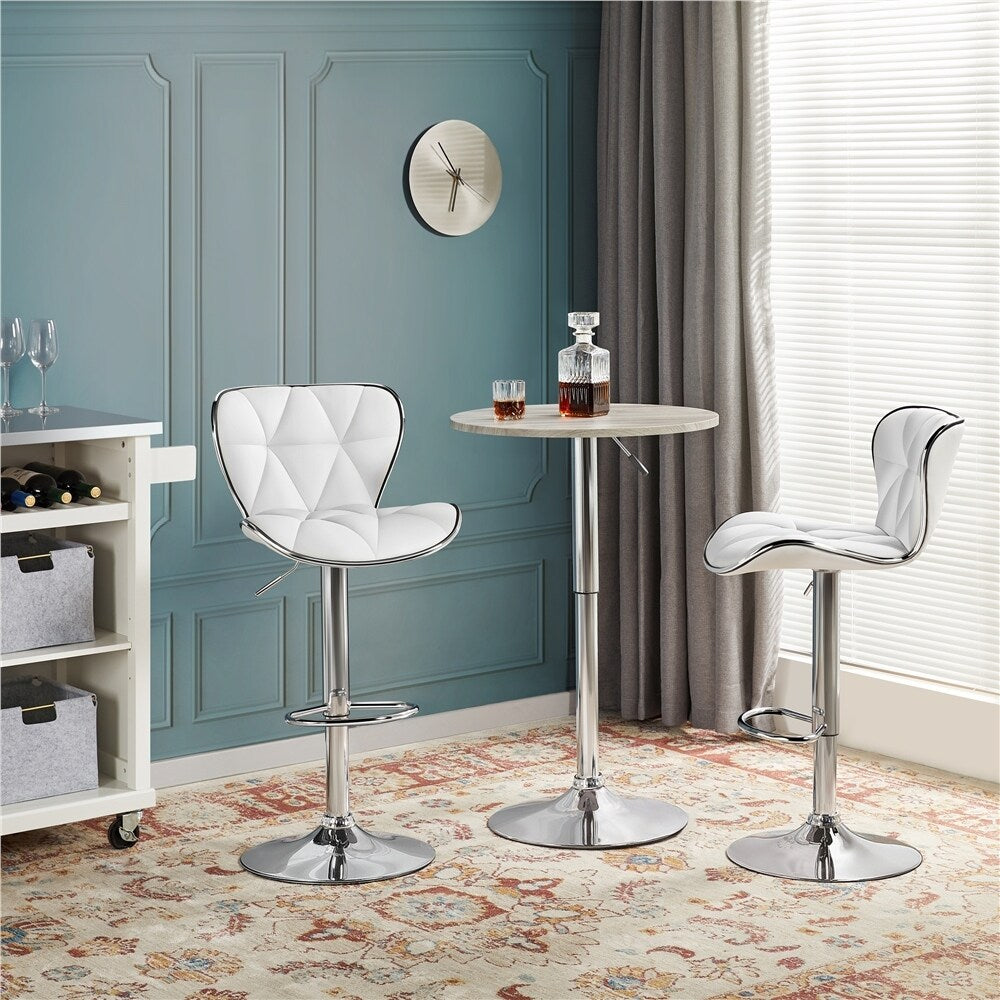 Overstock white bar stools store
