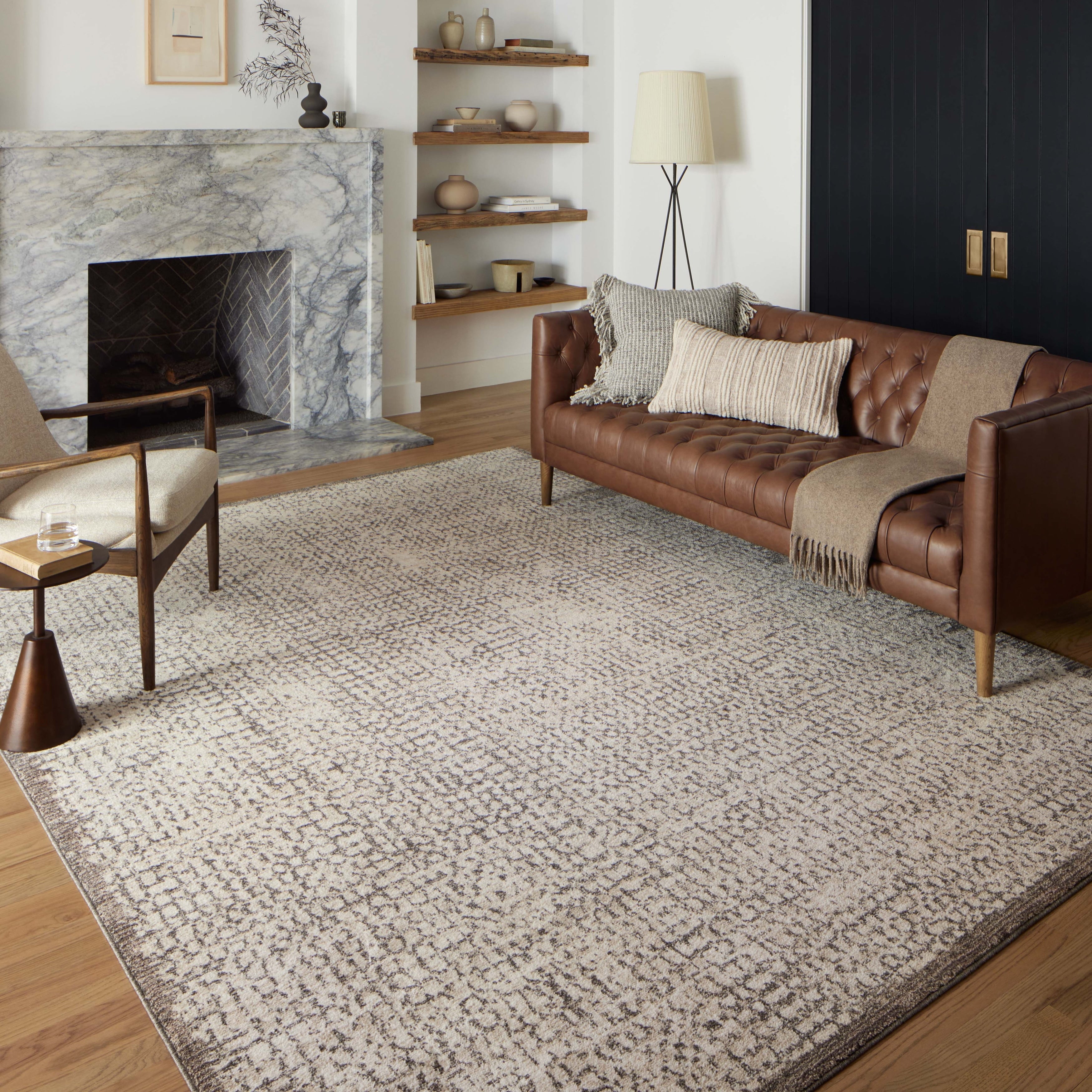Alexander Home Harrison Industrial Distressed Area Rug Overstock