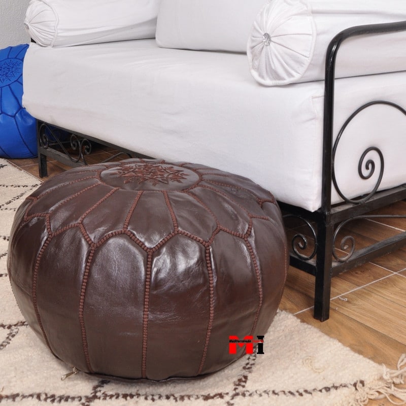 Overstock moroccan pouf store