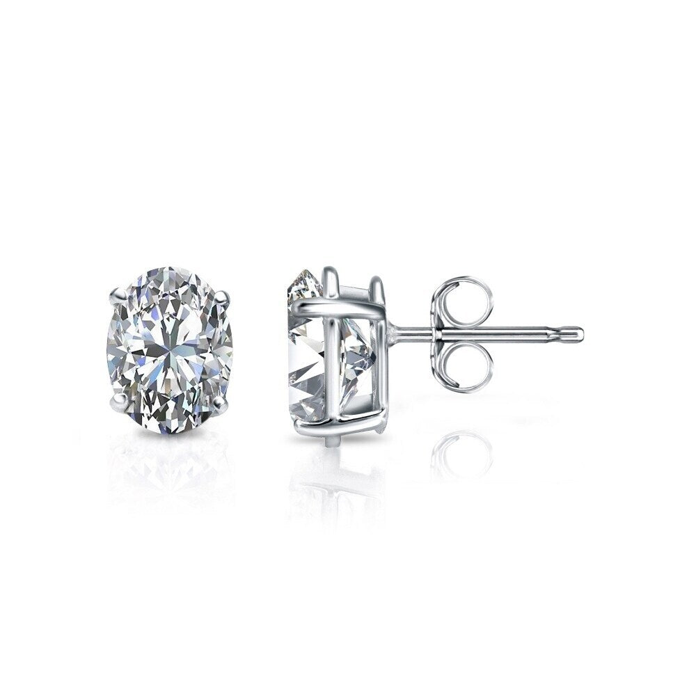 Overstock diamond stud earrings store