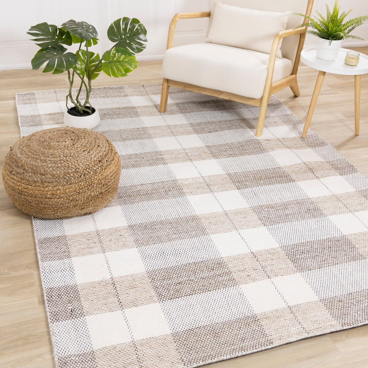 Plaid area rug store