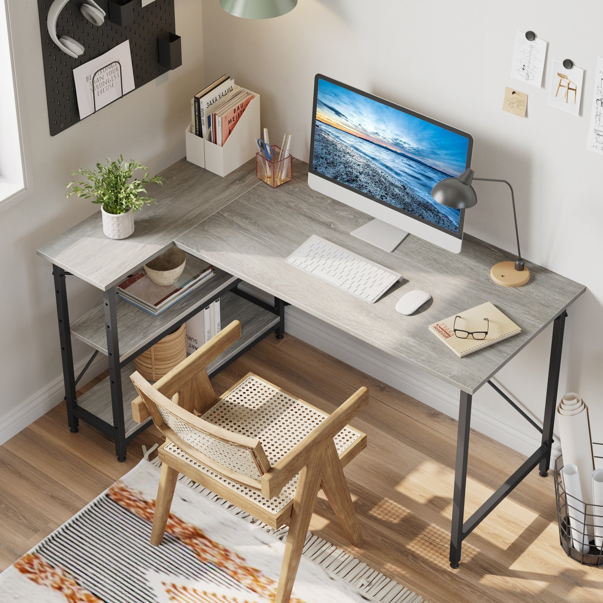 Very small l shaped desk store
