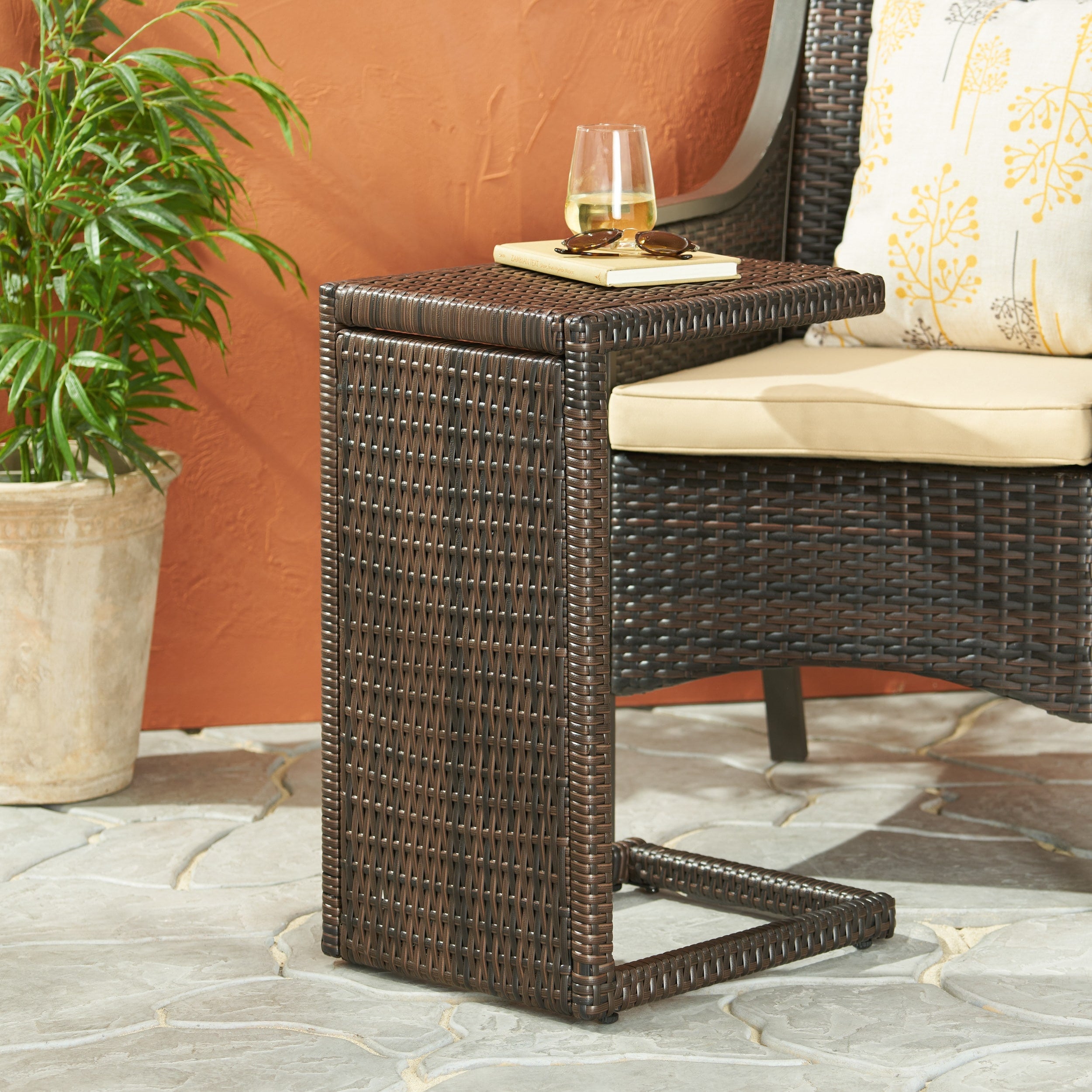 Christopher knight outdoor side table store