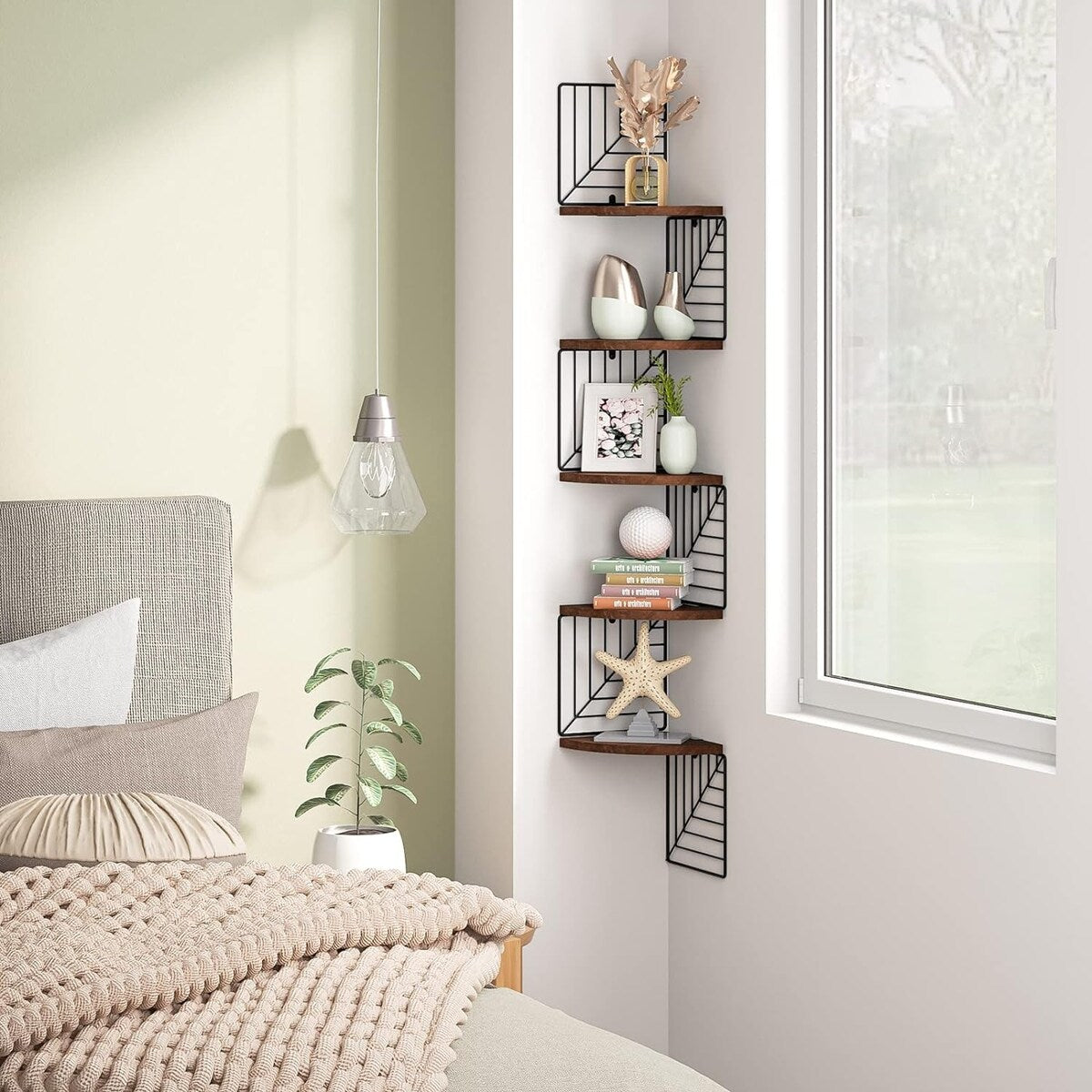 Bed corner stand store