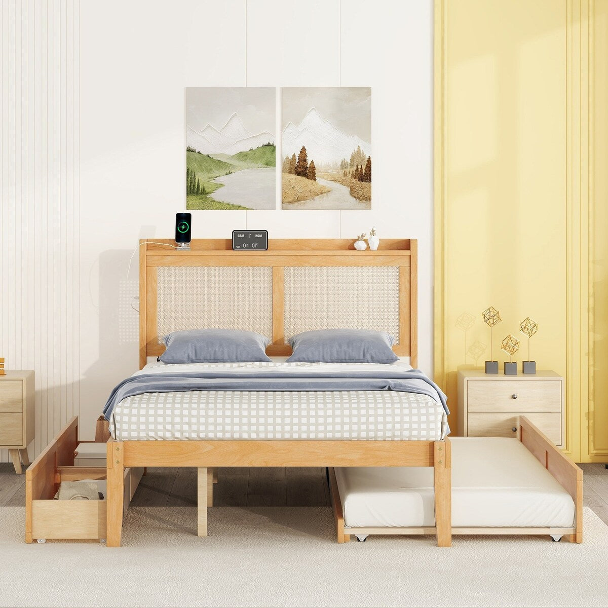 Pull out bed base store