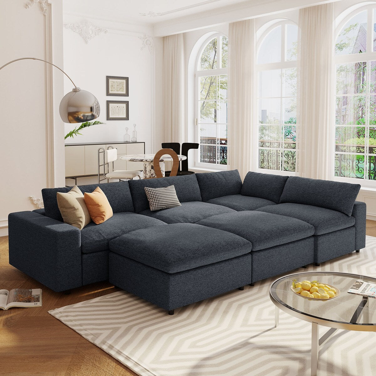 Overstock sectional sleeper sofa store