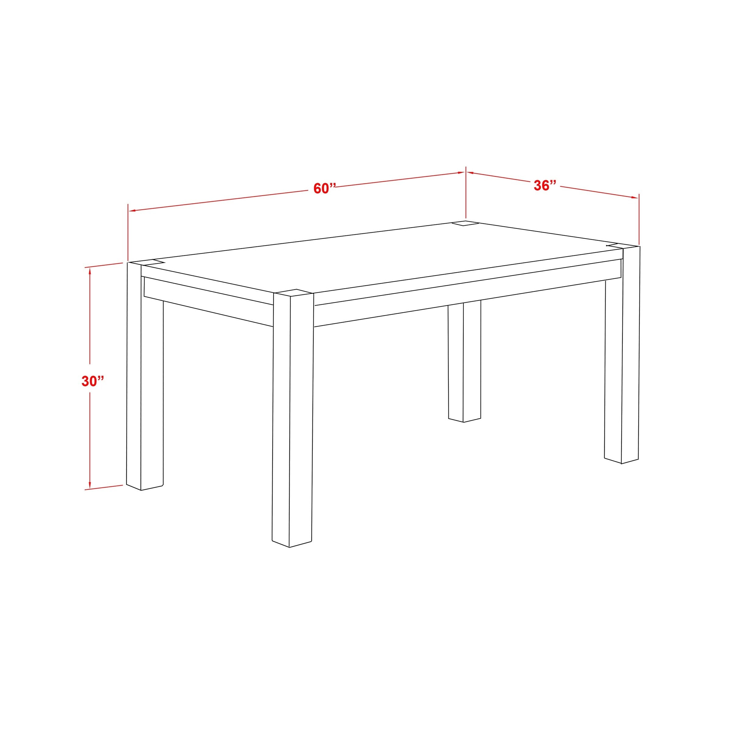 Farmhouse table size store