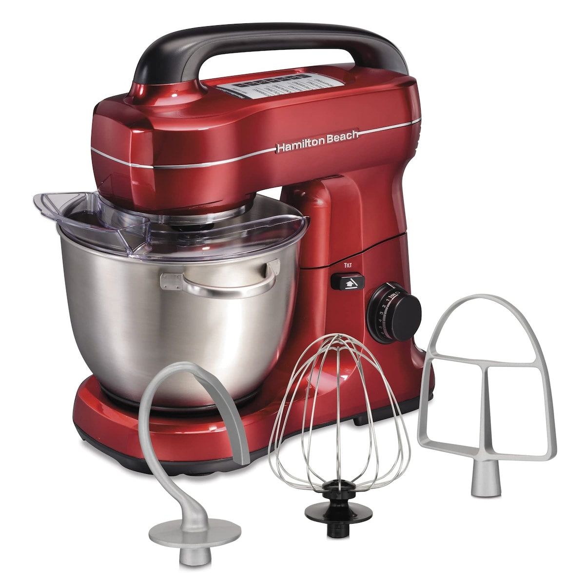 Electric Stand Mixer 4 Quarts Dough Hook Flat Beater Attachments S