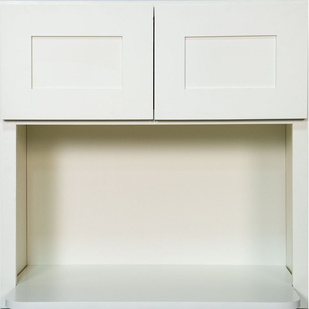 Everyday Cabinets 30-inch White Shaker Microwave Wall Kitchen Cabinet ... Everyday Cabinets 30-inch White Shaker Microwave Wall Kitchen Cabinet ...