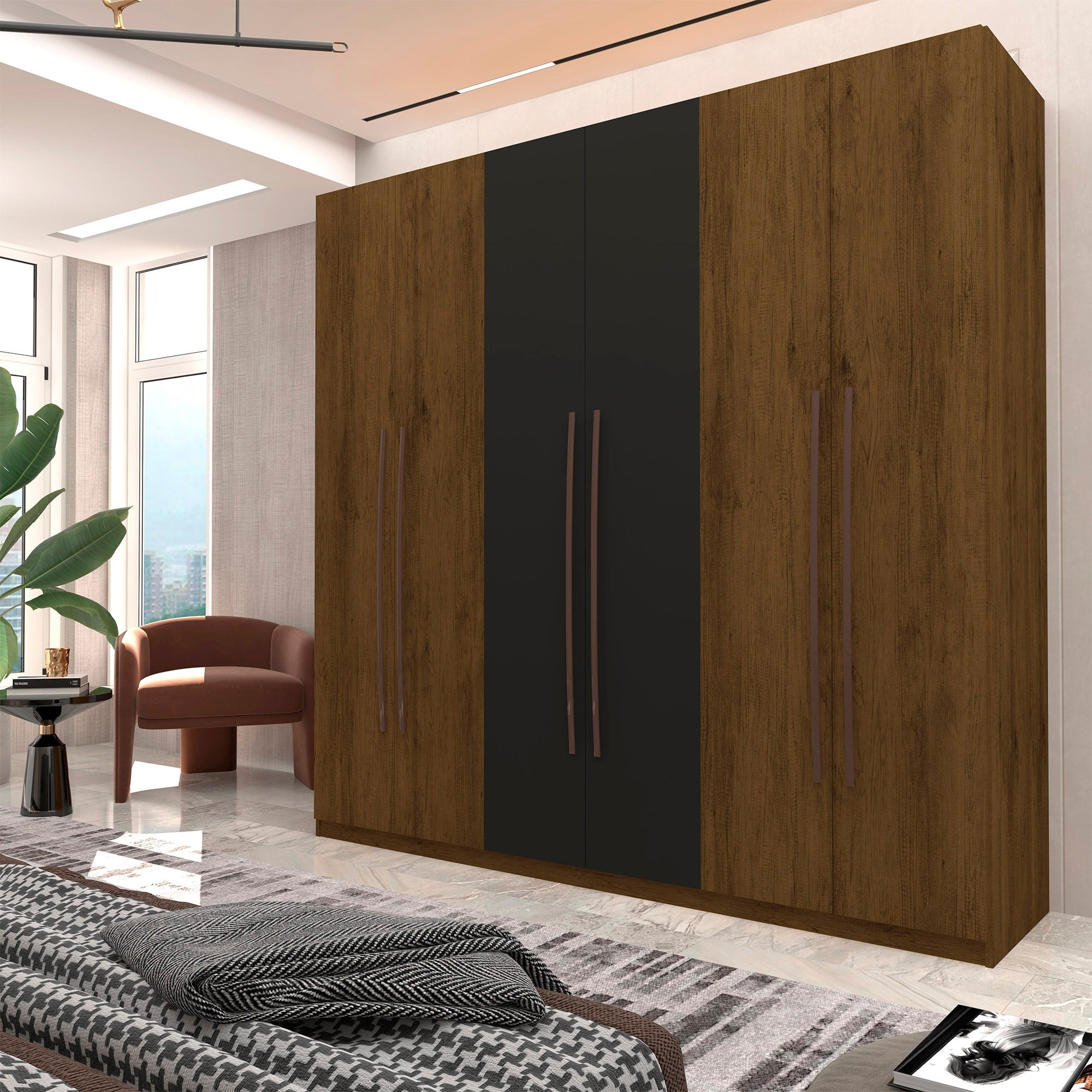 Gramercy Modern Freestanding Wardrobe Armoire Closet