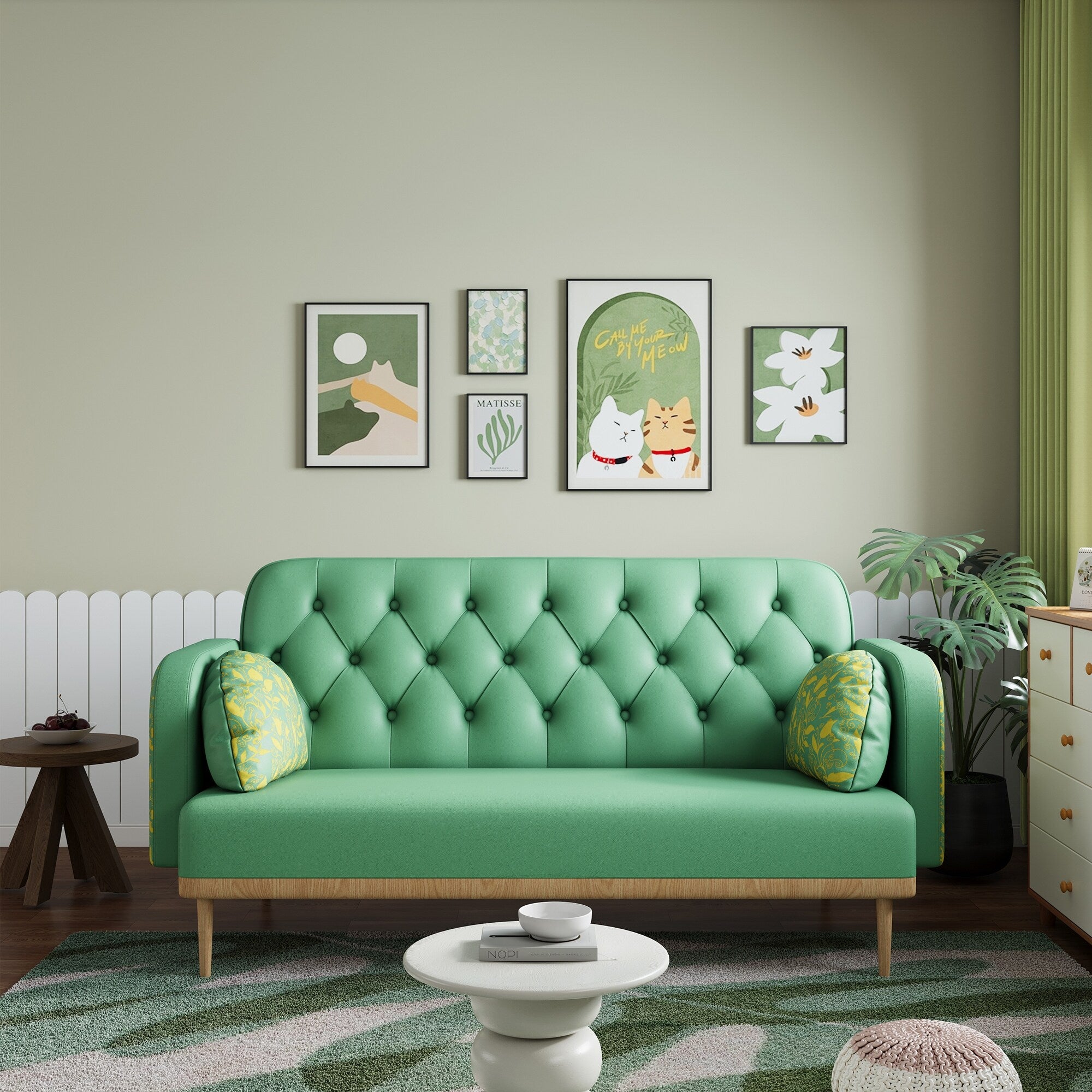 Overstock green couch store