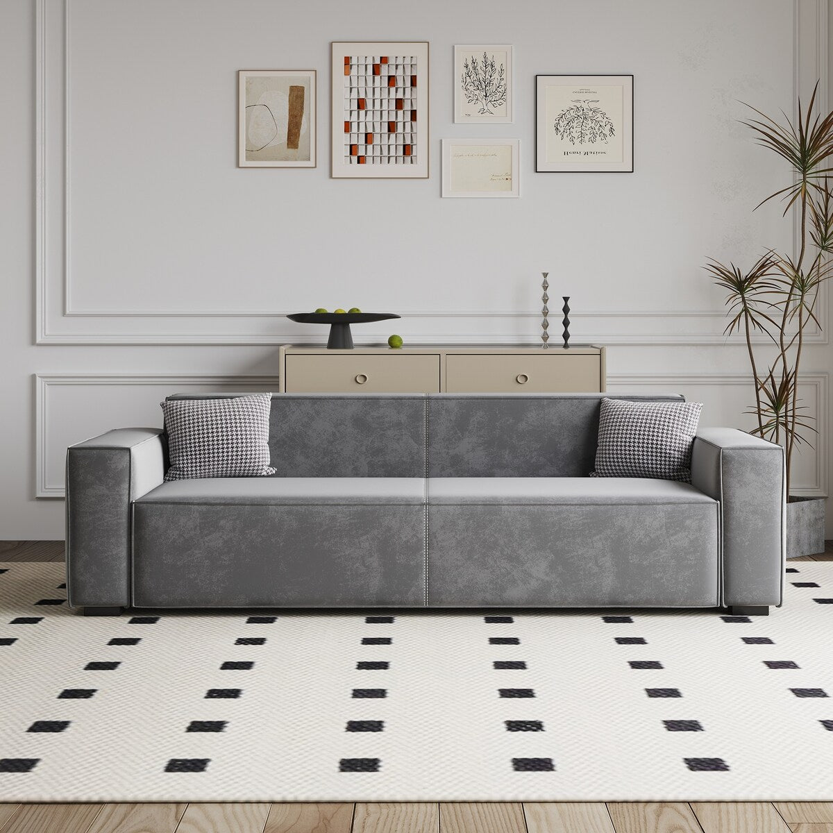Overstock grey couch store