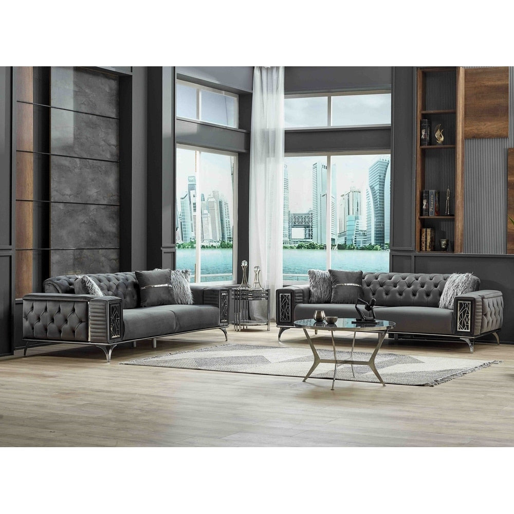 Gucci 2 Pieces One Sofa One Loveseat Living Room Set
