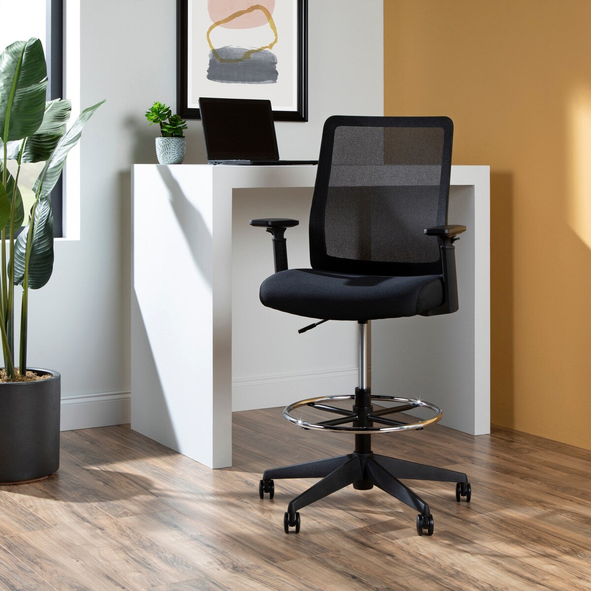 HON Basyx Biometryx Commercial Grade Mesh Back Stool Office Chair Overstock