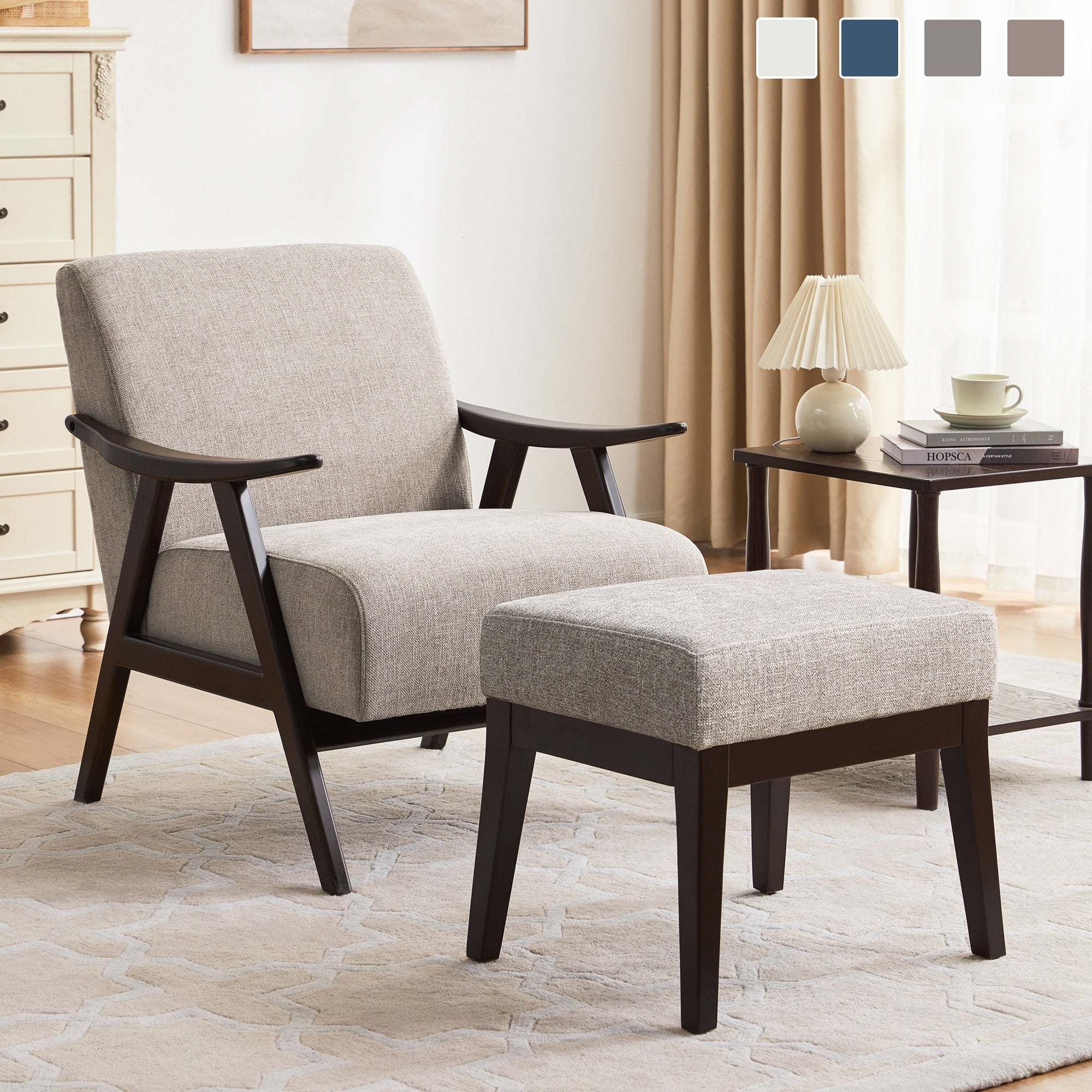 Accent ottoman chair store