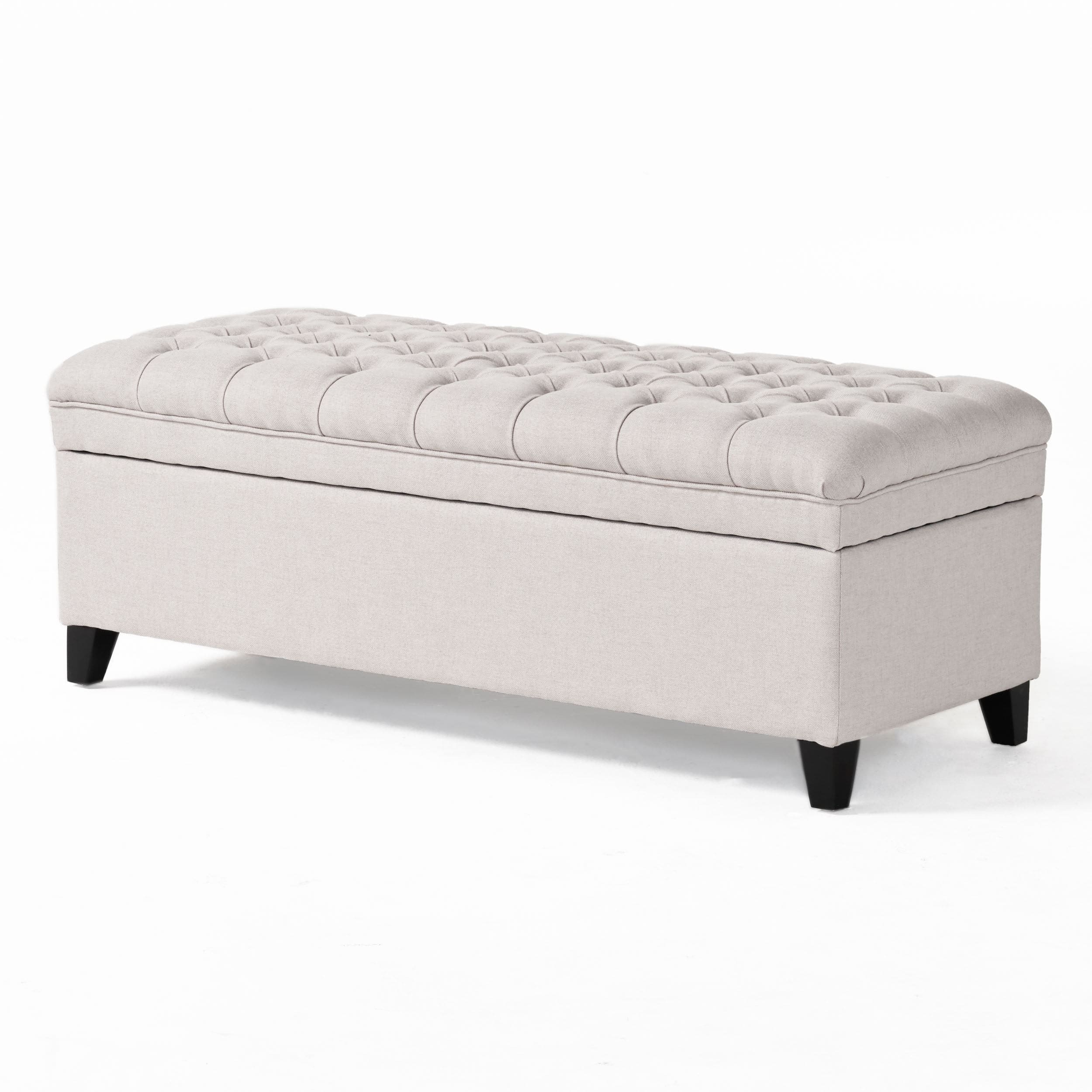 Hastings Tufted Storage Ottoman Bench by Christopher Knight Home