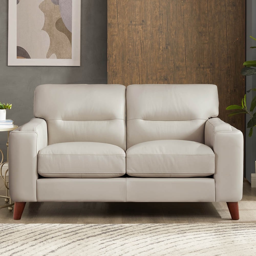 Overstock leather loveseat store