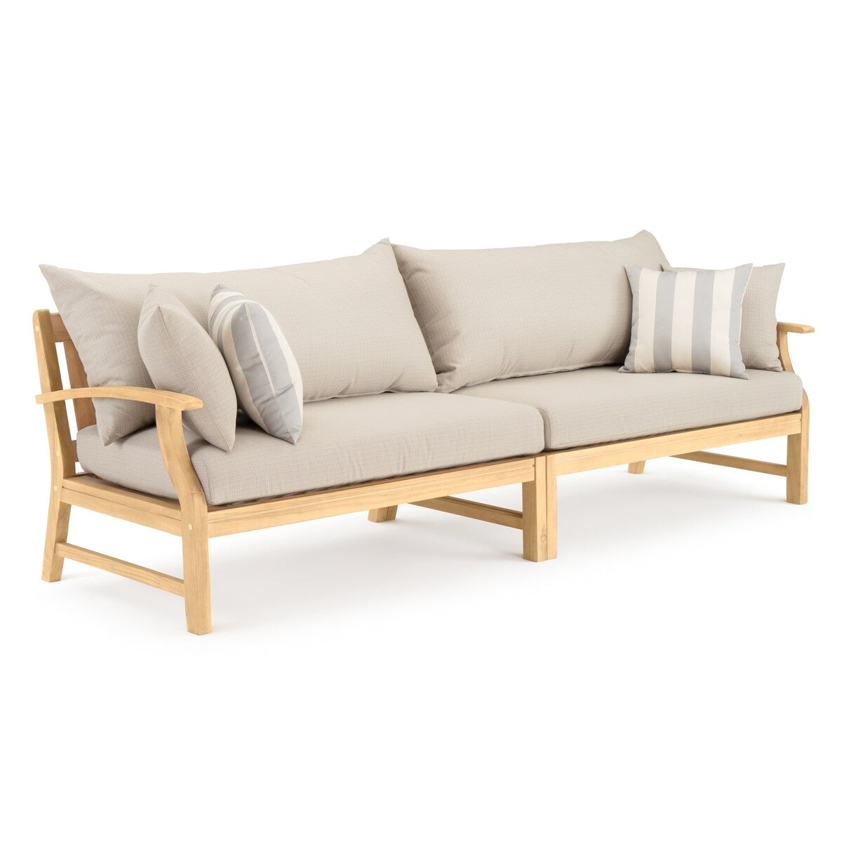Kooper Sunsharp Outdoor Patio 96 Inches Sofa Slate Gray