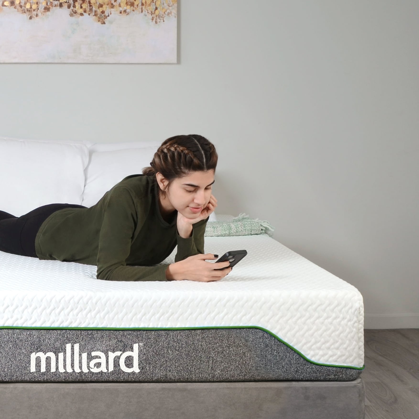 Milliard Memory Foam Mattress 10 inch Firm Bed in a Box Pressure Relieving Classic