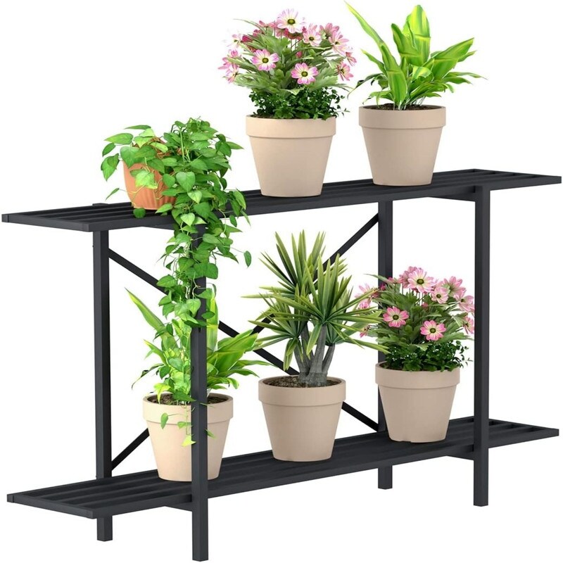 Narrow Plant Stand Indoor and Outdoor