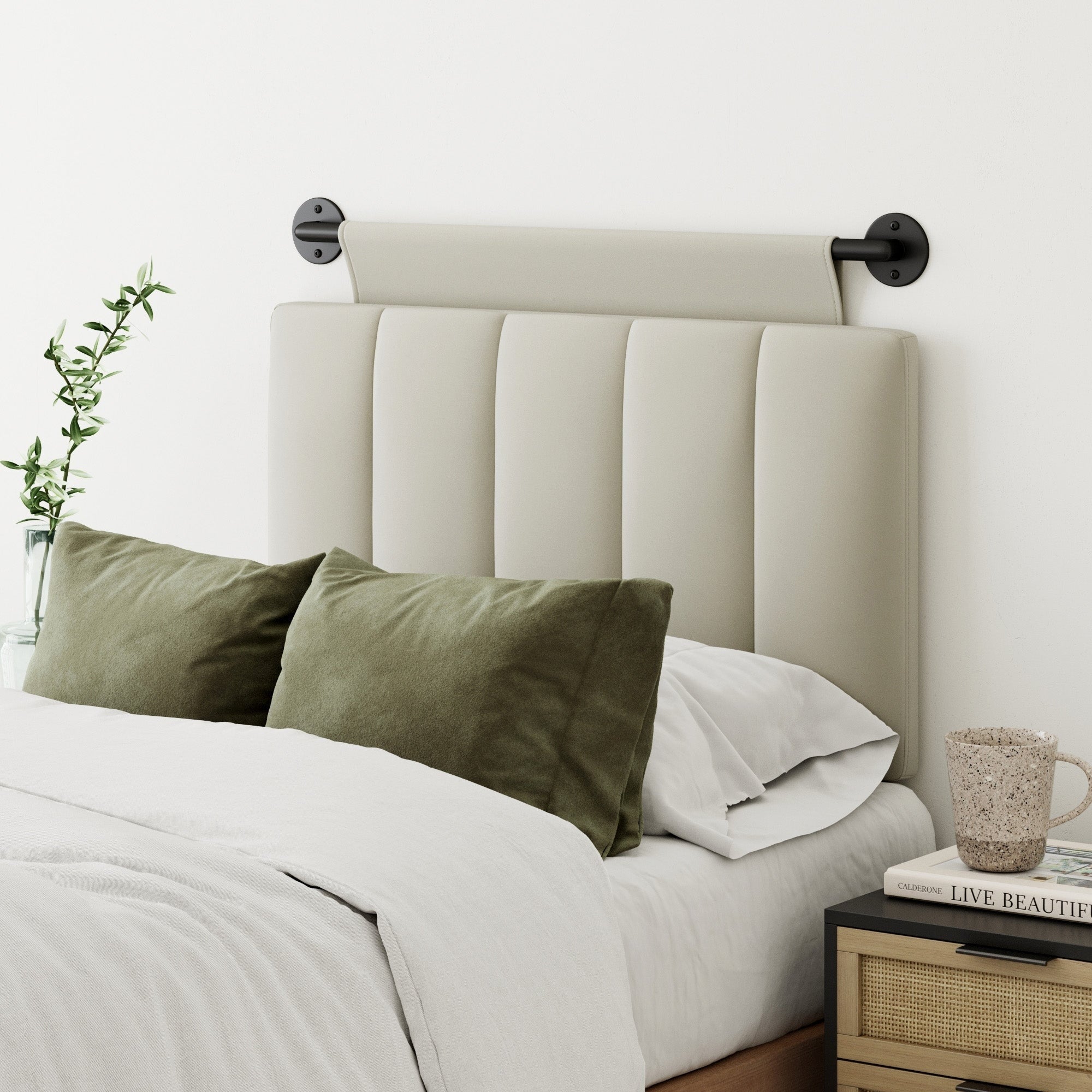 Overstock tufted headboard store