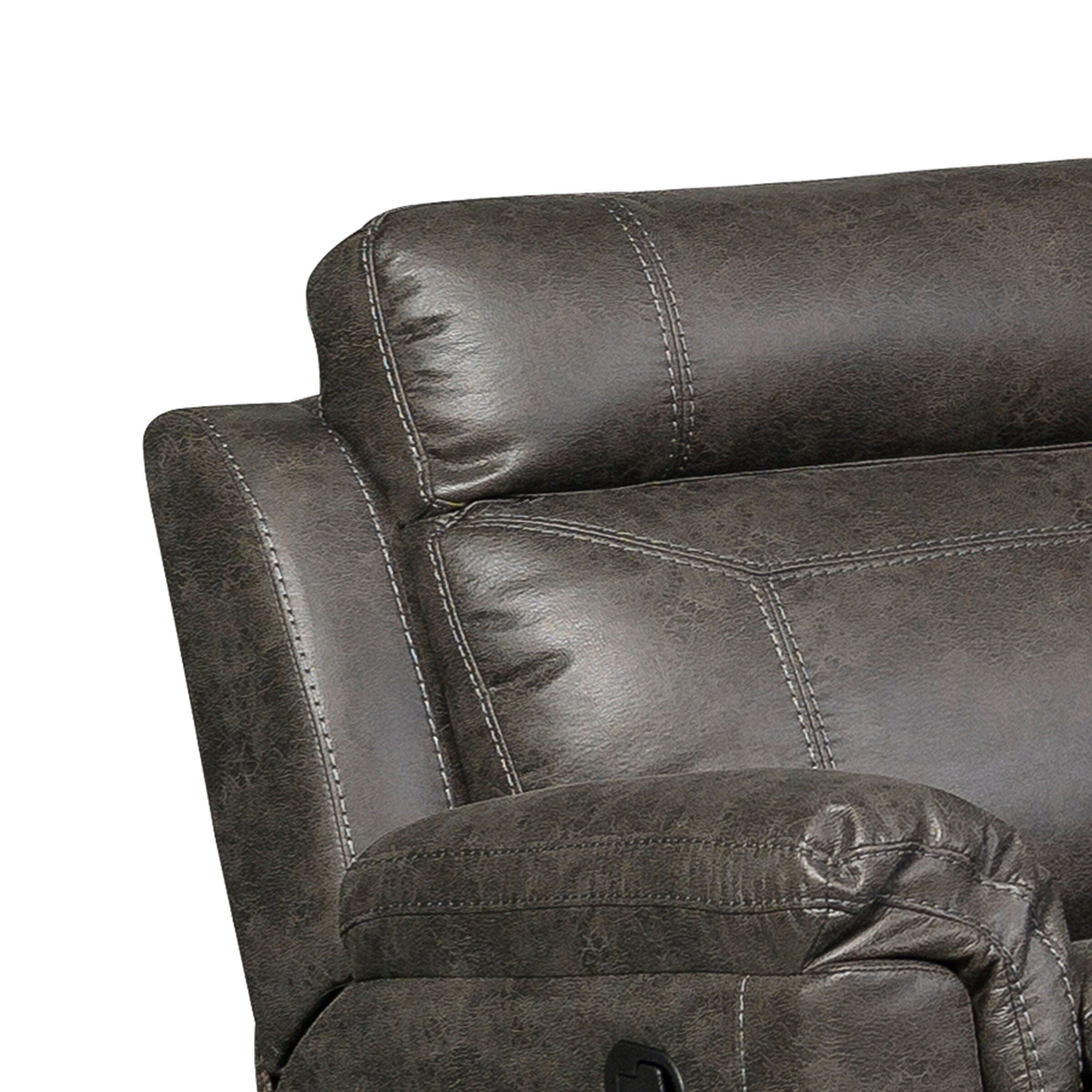 Ac pacific nicole reclining leather upholstered sectional sofa store