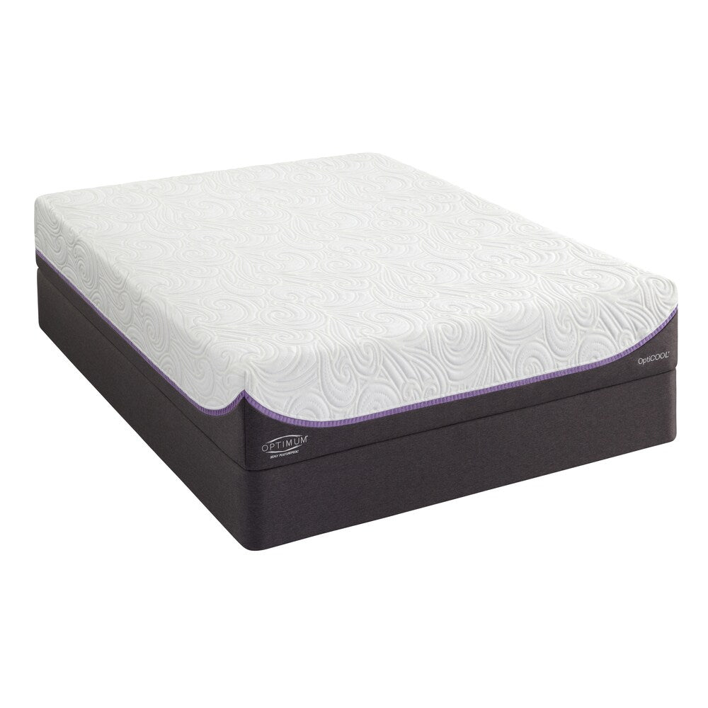 Optimum by Sealy Posturepedic Inspiration Gold Plush Queen size Mattress Set