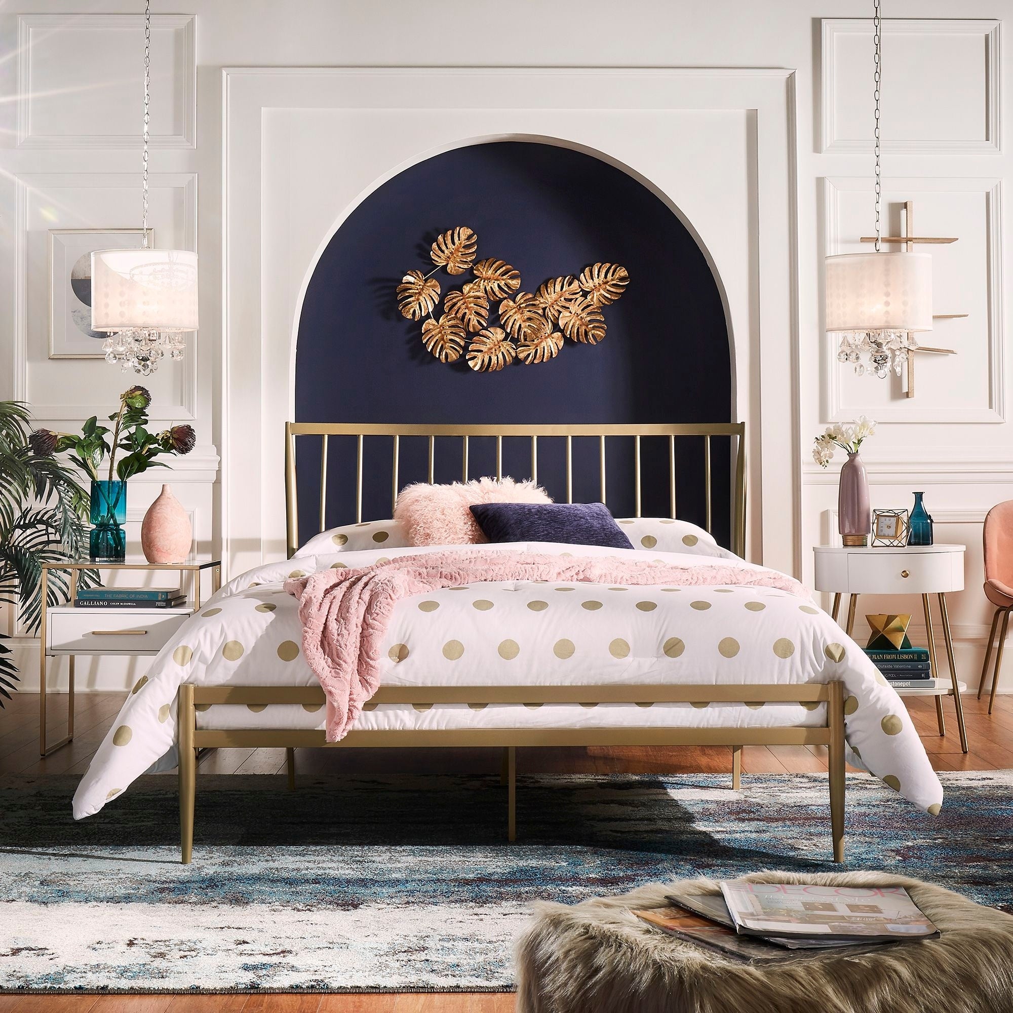 Inspire q solivita metal canopy bed store