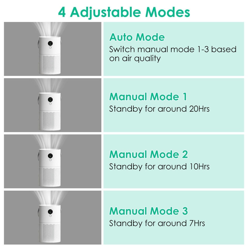 Air purifier anion mode store