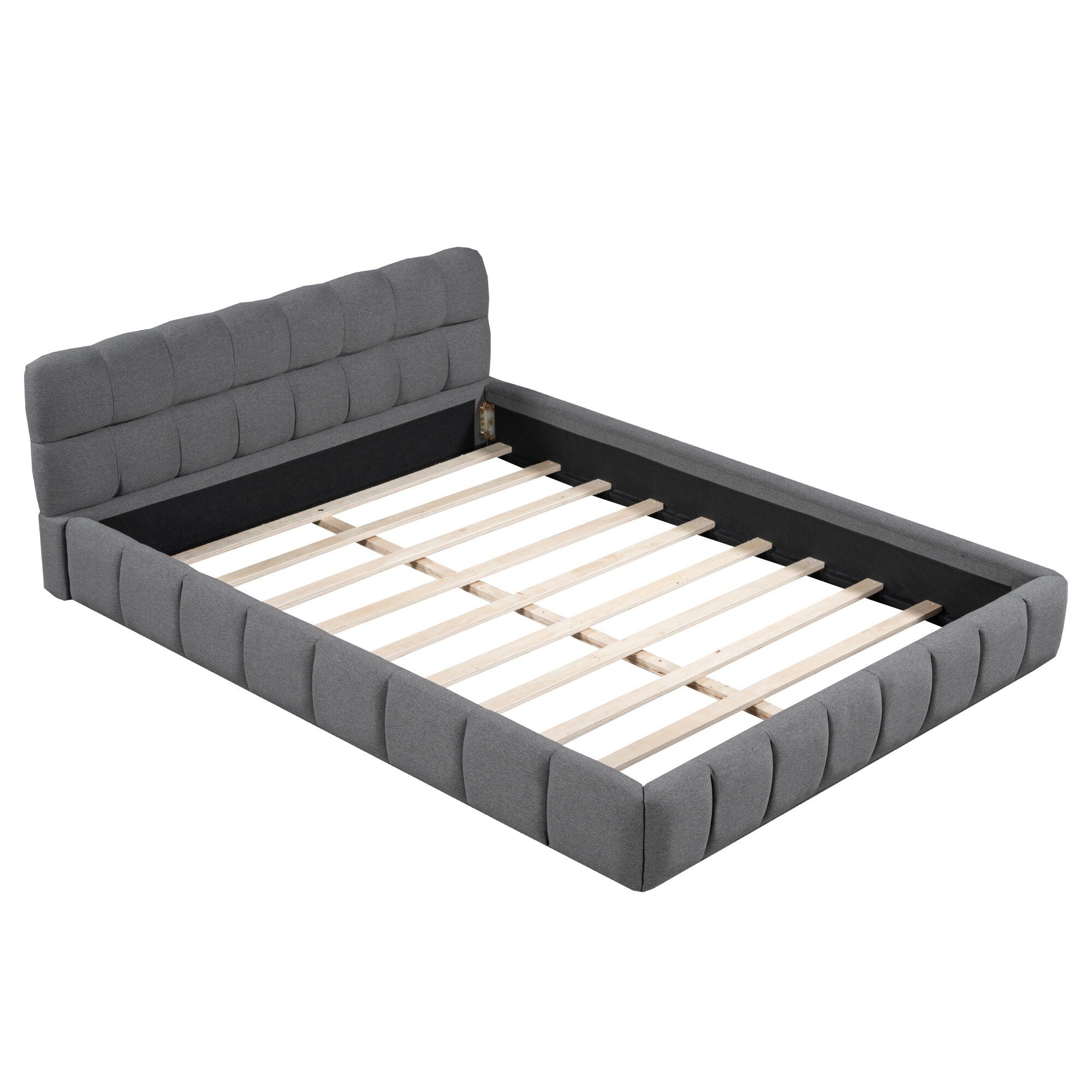 Queen bed frame on ground store