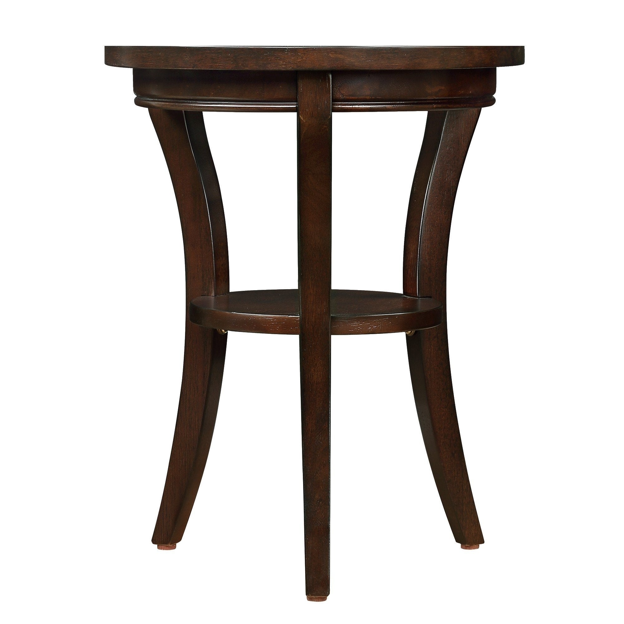 Rattan End table with Power Outlet USB Ports Overstock