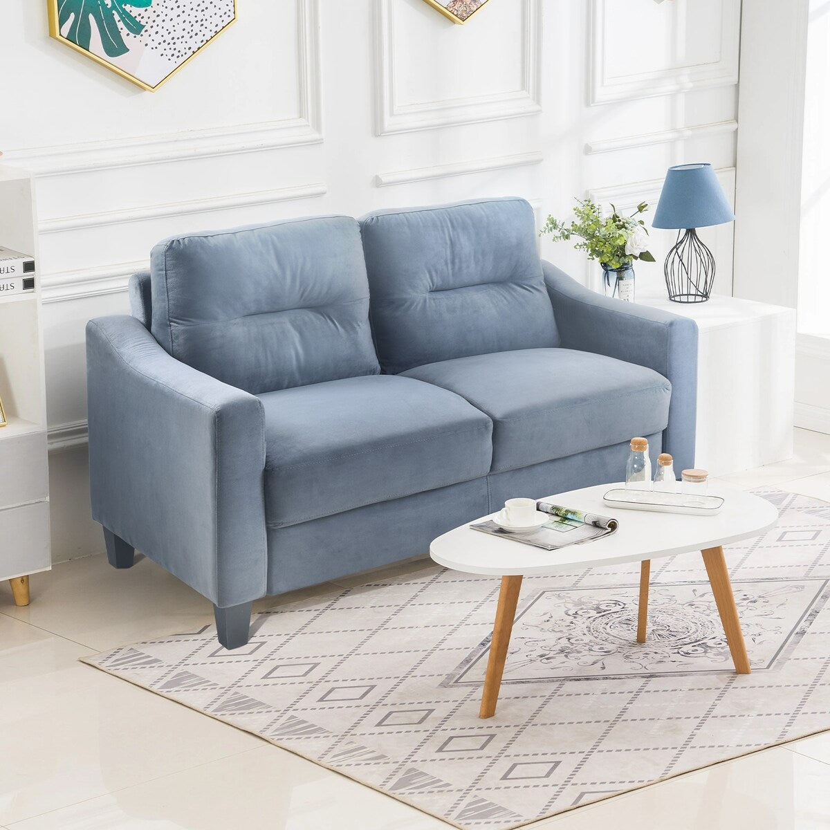 Roomfitters Comfortable Sectional Seater Couch and Sofa Set for Living Overstock