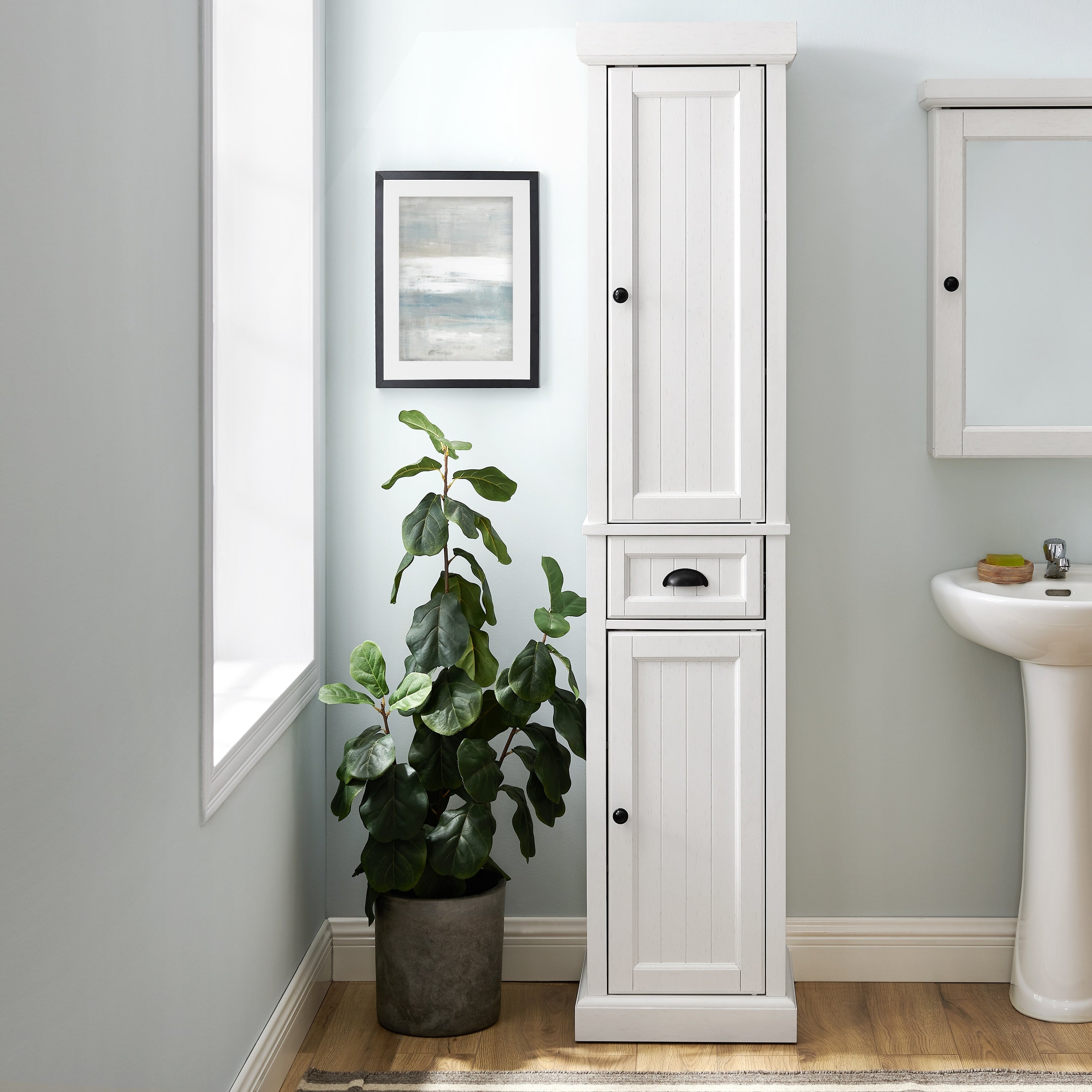Crosley linen cabinet store