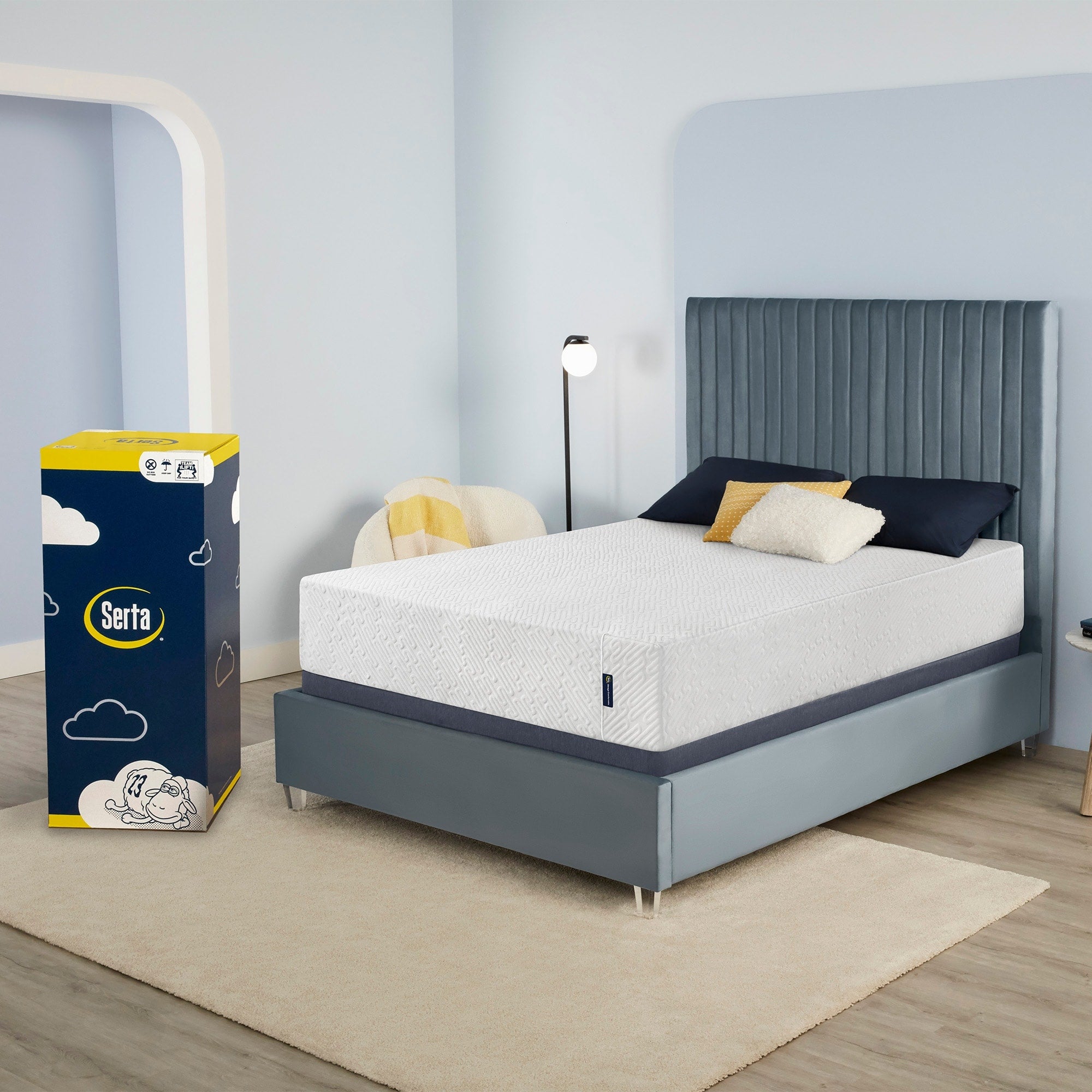 Serta Sheep Dreams 12 Medium Memory Foam Mattress in a Box