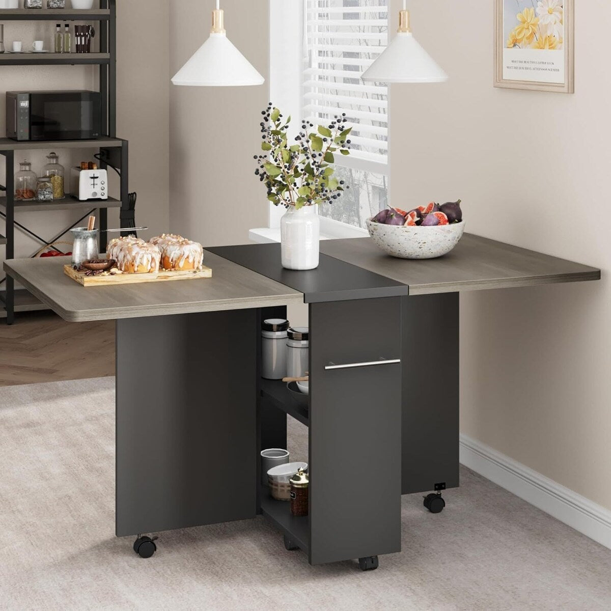 Space saving kitchen table sets store
