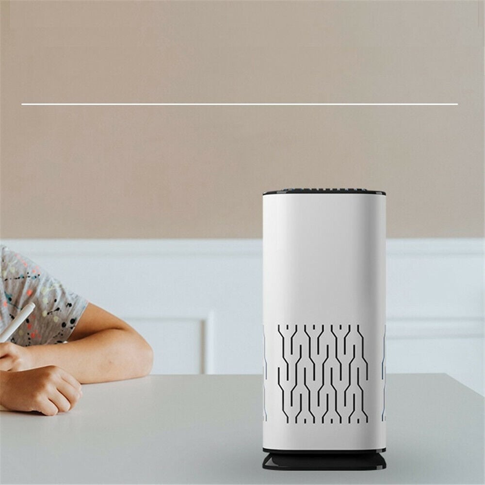 UV Air Purifier for Small Rooms Eliminates Odors and Pet Dander