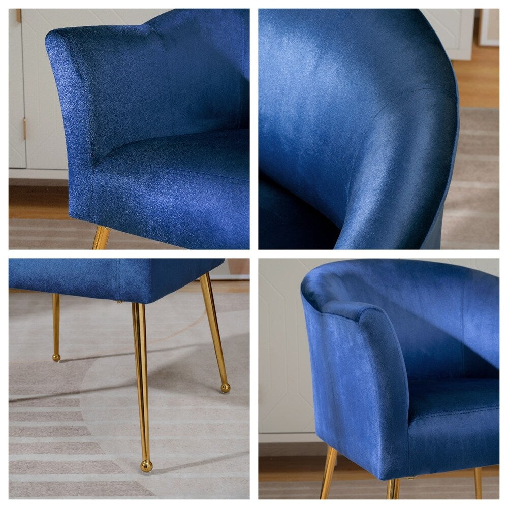 Velvet Accent Chair Armchair Club Leisure Chair Single Reading Chair Overstock